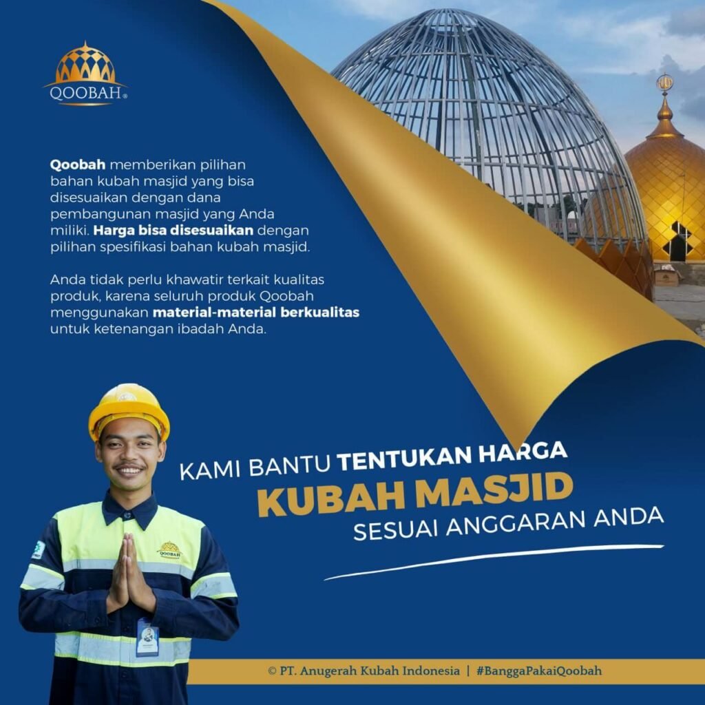 Daftar Harga Kubah Enamel Per M2 Per Meter Qoobah Daftar Harga Kubah Enamel Per M2 Per Meter Qoobah