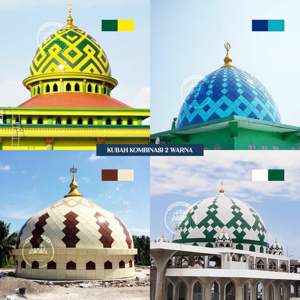 Bingung Pilih Warna Kubah yang Bagus? Serahkan ke Qoobah Aja