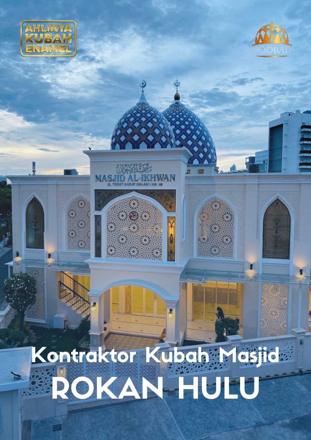 Jual Kubah Masjid di Rokan Hulu Pemasangan Cepat Harga Murah