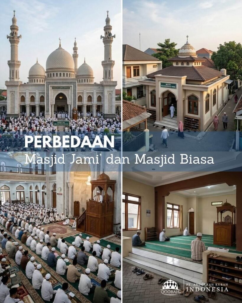 Simak Perbedaan Masjid Jami dan Masjid Biasa Secara Detail